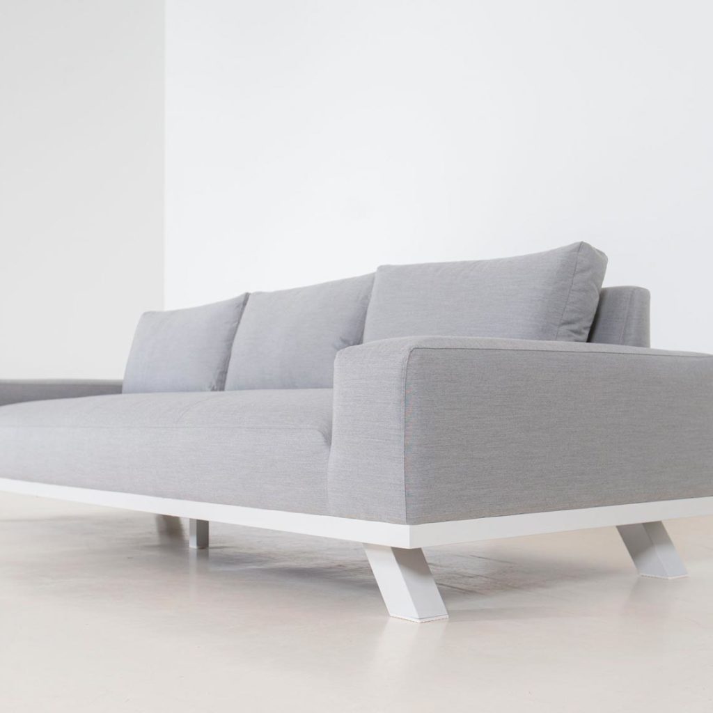 Flow. Easey 3-zits loungebank lead chiné kopen? | Latour Tuinmeubelen